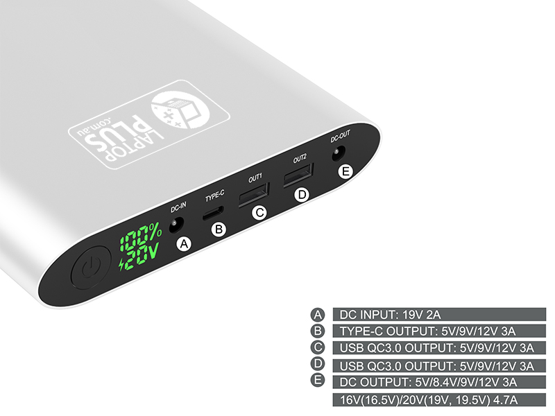 19V/88.8Wh Universal Laptop Battery, External Laptop Battery, Laptop ...