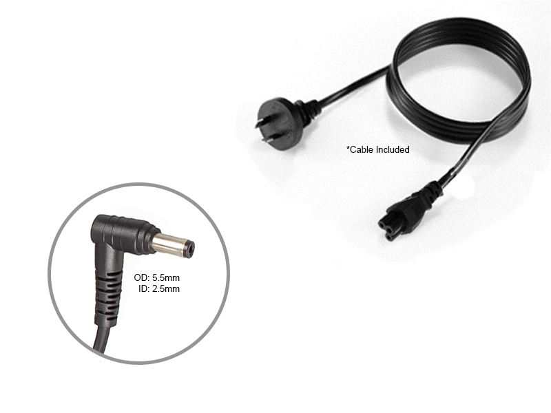120W NEC Laptop AC Adapter Charger 19V 6.3A | Laptop Plus