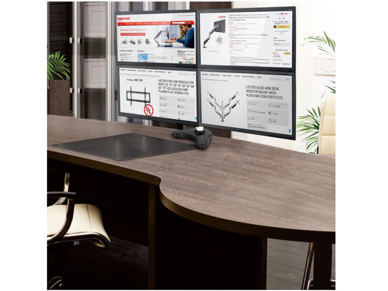 4 Monitor Mounting Arm, Monitor Stand for Four, | Laptop Plus