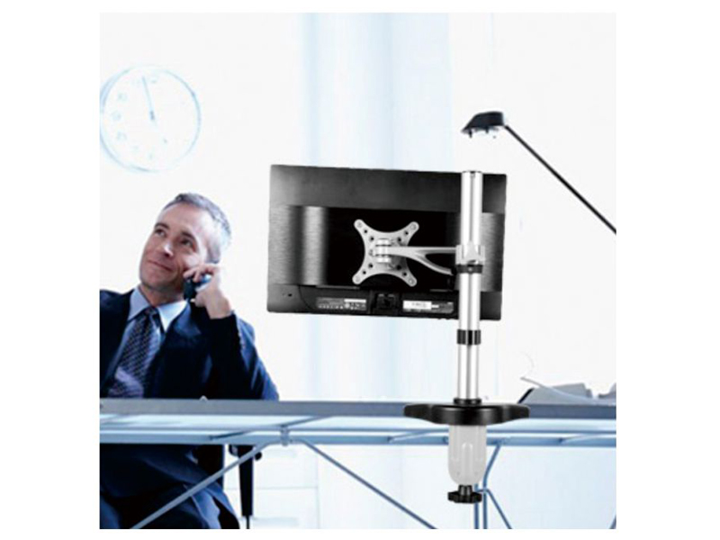 Single height adjustable monitor arm. | Laptop Plus