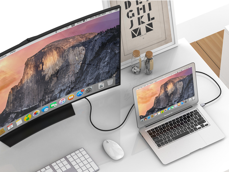 4K Mini Display Port to HDMI Adapter Cable, Connect new laptop to HDMI ...