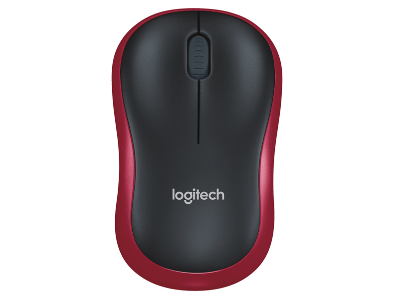 Logitech Red M185 Wireless Mouse | Laptop Plus